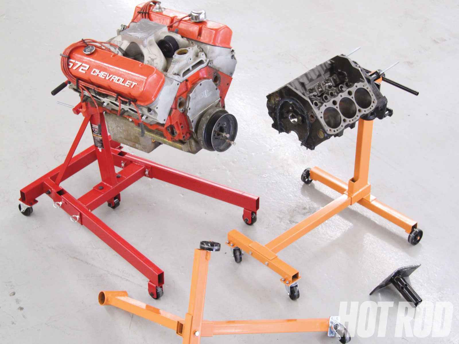 แท่นจับเครื่อง แท่นประกอบเครื่อง รับน้ำหนัก สูงสุด 900 kg Engine Stand ...