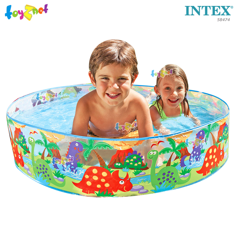 Intex ส่งฟรี สระขอบตั้งการ์ตูนไดโน่ 1.22x0.25 ม. รุ่น 58474 - Toyznet ...