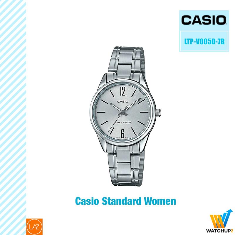 Watchup นาฬิกา นาฬิกาข้อมือ Casio Standard Lady ตัวเรือนและสแตนเลสแท้ ...