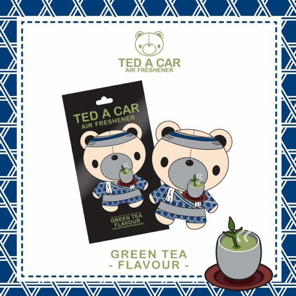 แผ่นน้ำหอมปรับอากาศ TED A CAR กลิ่น Green tea - PN Shop - ThaiPick