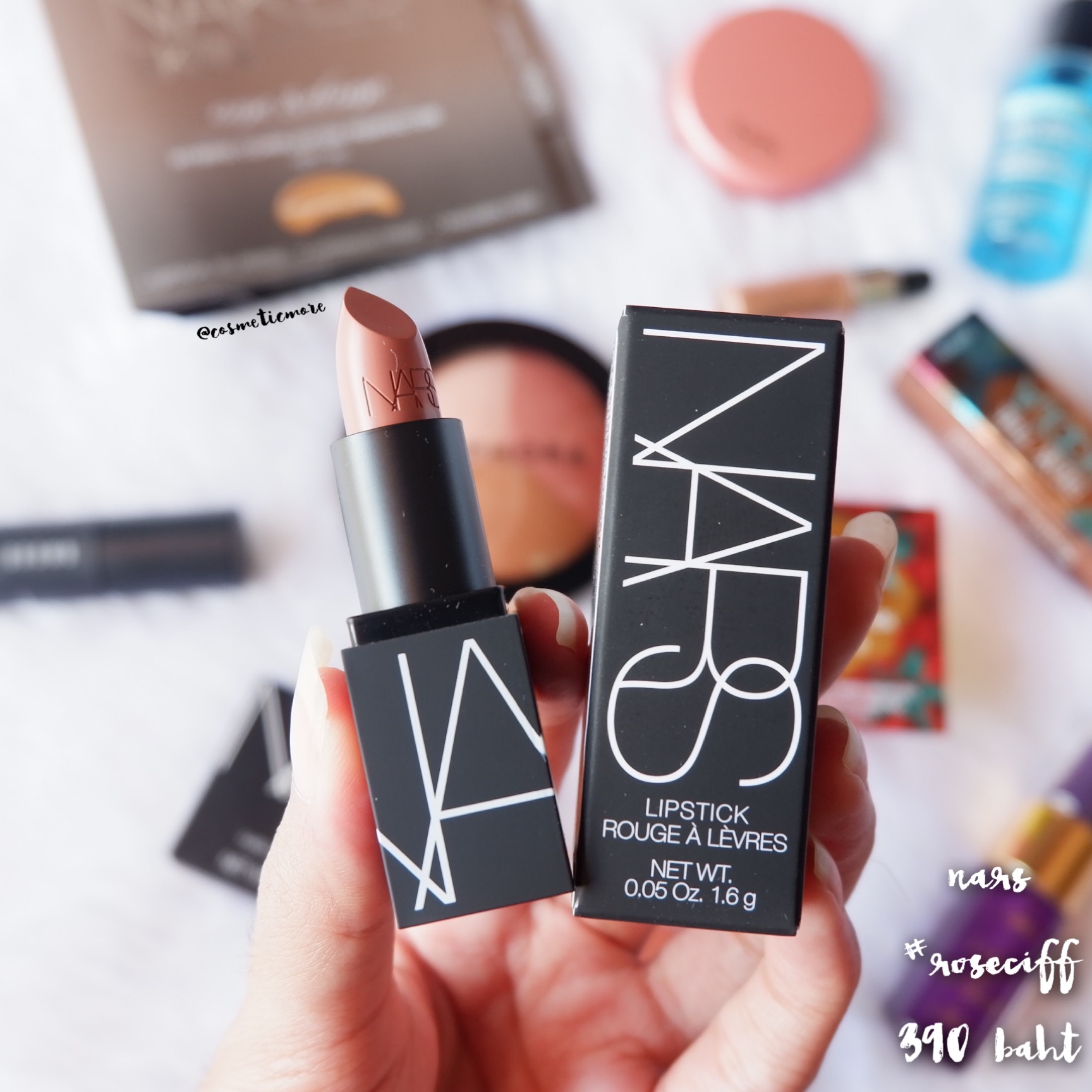 พร้อมส่ง! ️ nars satin lipstick 1.8g สี roseciff - Cosmeticmore - ThaiPick