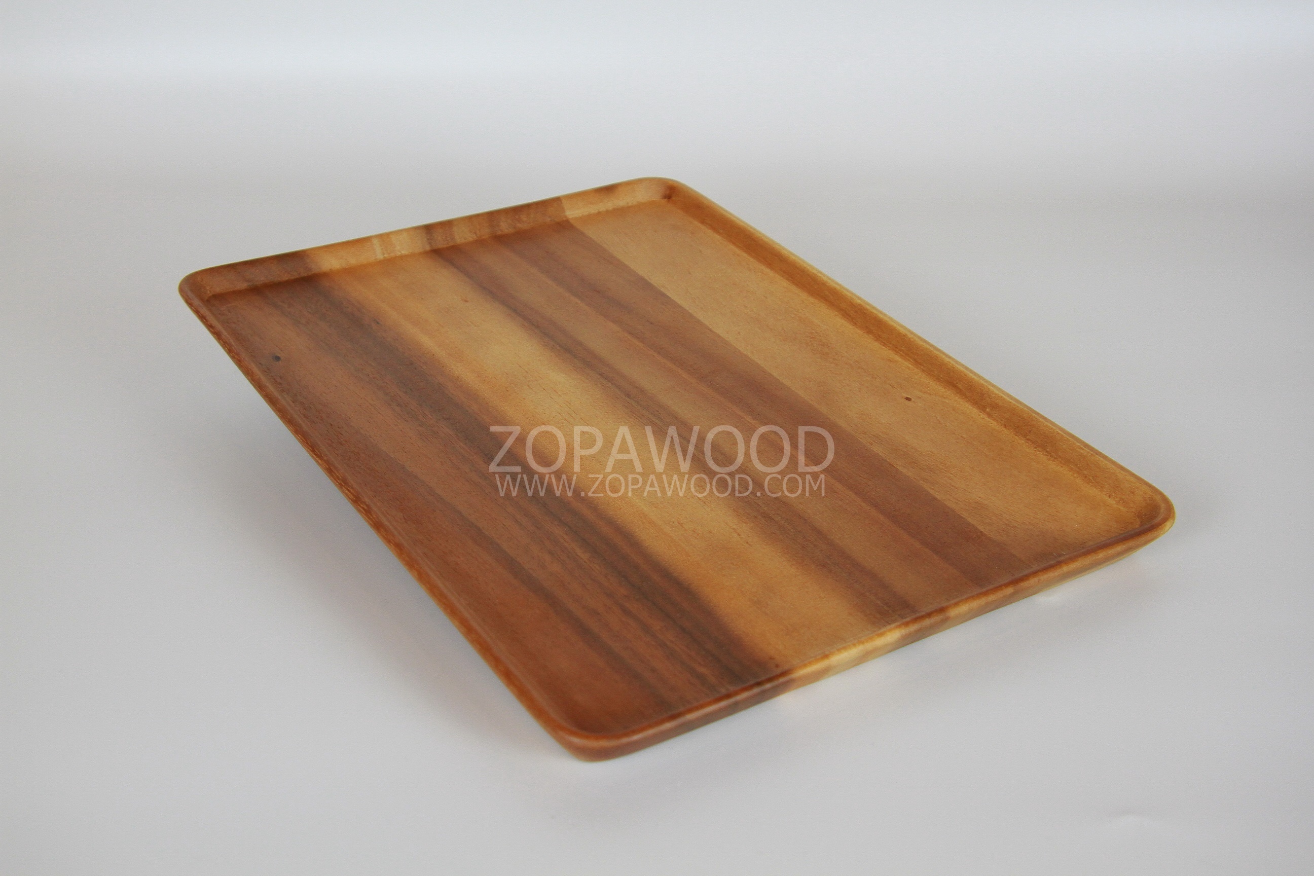 NT077-L ถาดเหลี่ยมขนาดใหญ่ ถาดไม้ ถาดเสิร์ฟ Rectangle tray-L Zopa ...