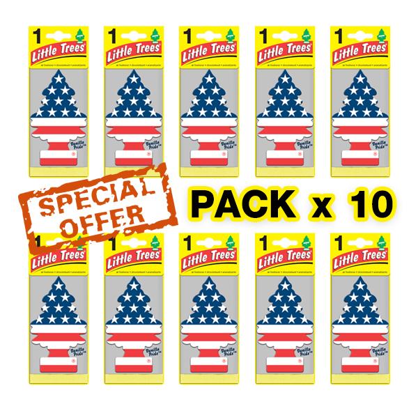 Little trees Air freshener แผ่นน้ำหอมปรับอากาศ กลิ่น Vanilla pride ...