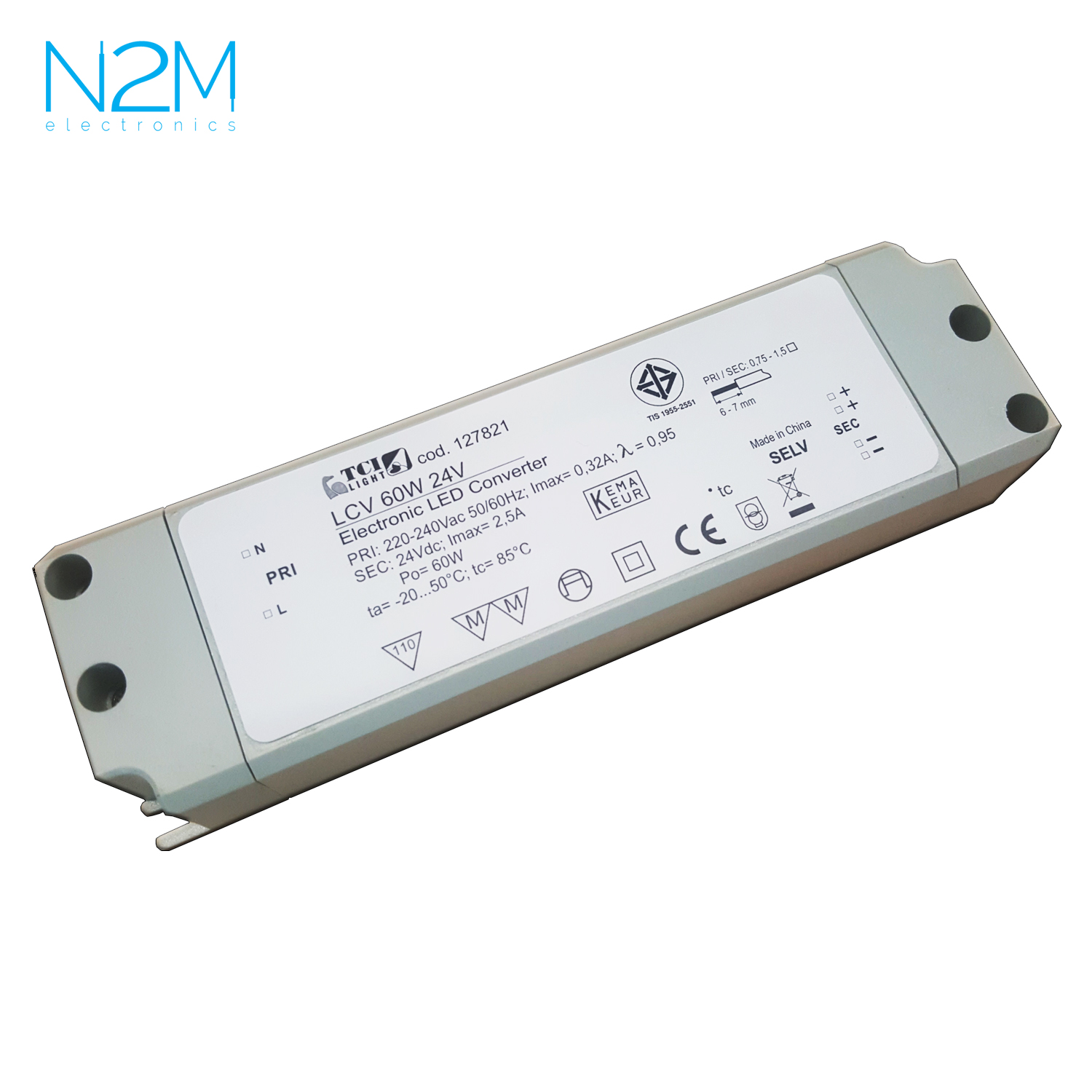 Switching power supply 24V. TCI LED Drivers CONSTANT VOLTAGE รุ่น ...