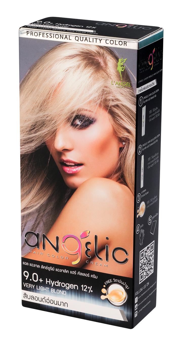 L'ANGEL LUXURY 9.0 ครีมเปลี่ยนสีผม แองเจลิค สีบลอด์นอ่อนมาก ANG-010 - L ...