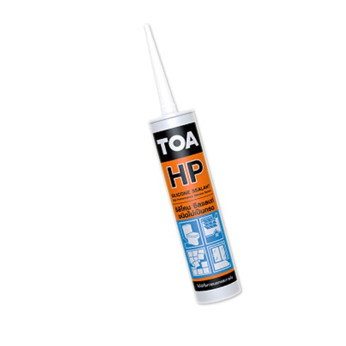 TOA Silicone Sealant GP ซิลิโคน ซีลแลนท์ จีพี สีขาว (ชนิดมีกรด ...