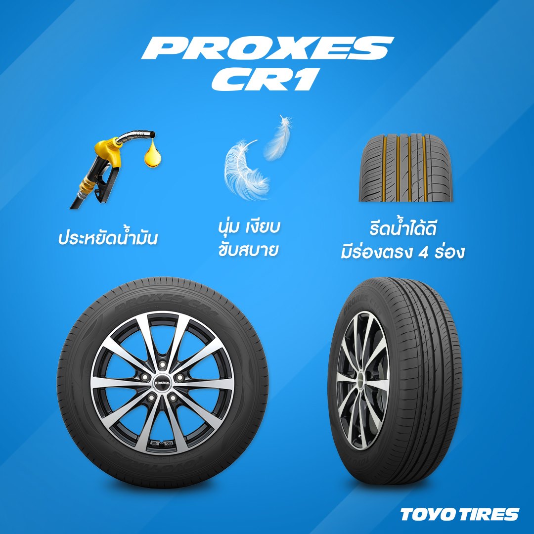 ยางรถเก๋ง civic FC FK ยางโตโย TOYO CR1 ปี 2022 ชุด 4 เส้น 185/55R16 215/55R16 215/50R17 - LP ...