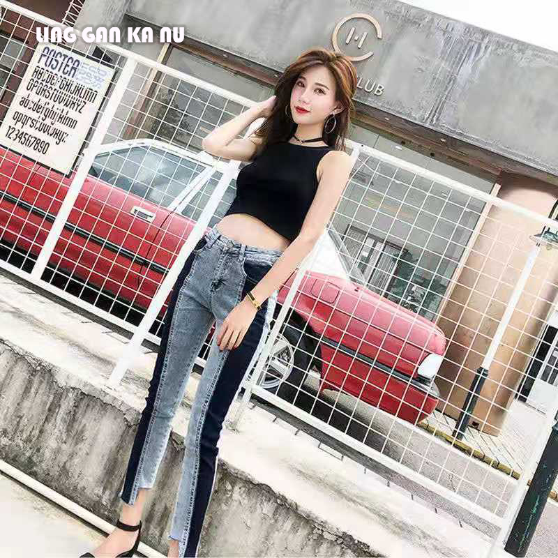 LING GAN KA NU กางเกงขายาวผญ ฤดูร้อนใหม่น้องสาวอ้วนกางเกงหญิงหลวมขนาด ...