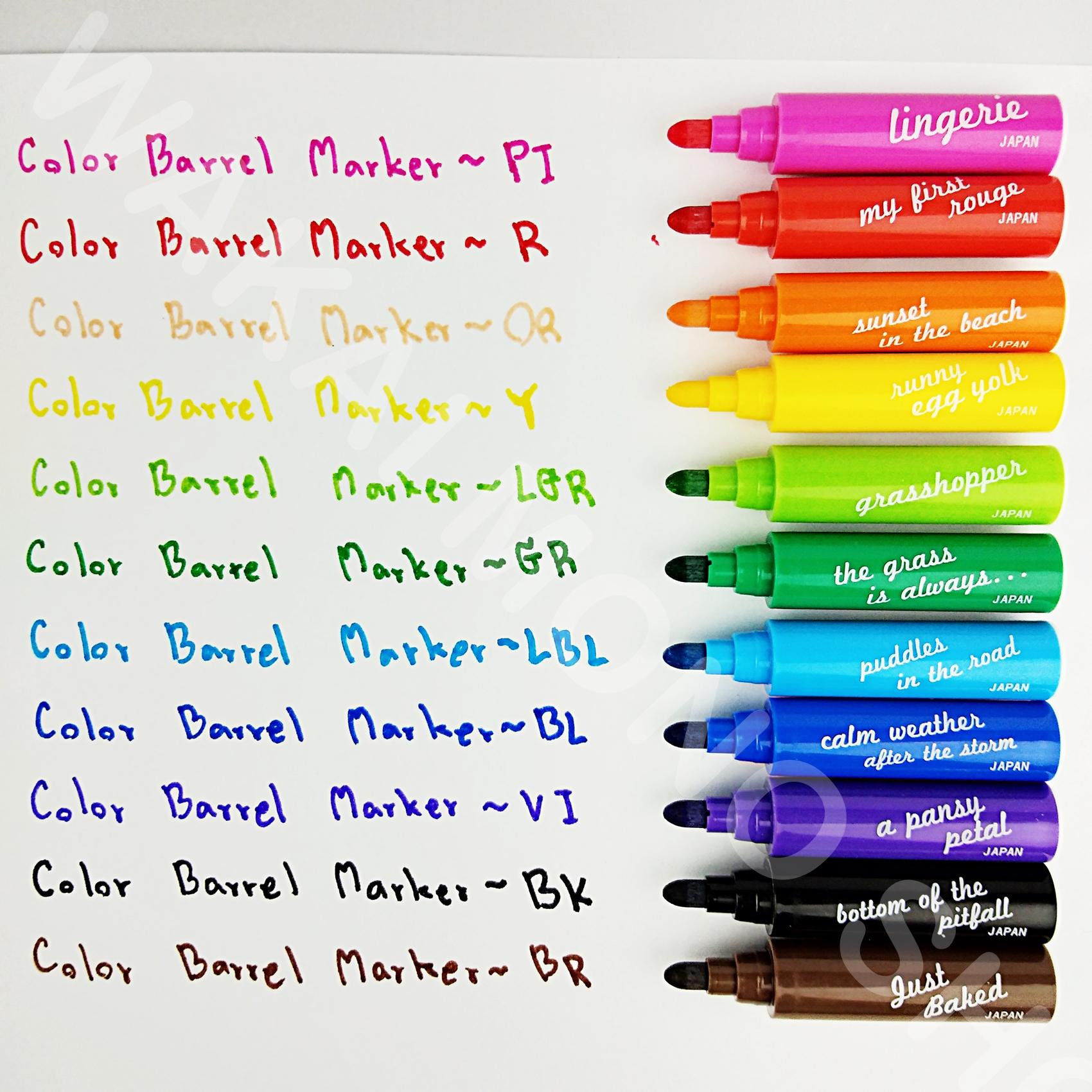 Color Barrel ปากกาเมจิก ต่อแท่ง ได้ ( หัวเมจิก ) - wakai mono shop ...