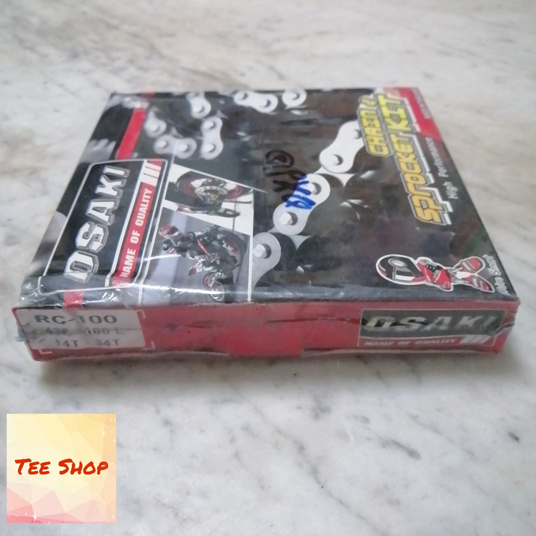 ชุดโซ๋สเตอร์ อาร์ซ๊100 ตรา โอซากิ (CHAIN & SPROCKET KIT RC100 BY OSAKI ...