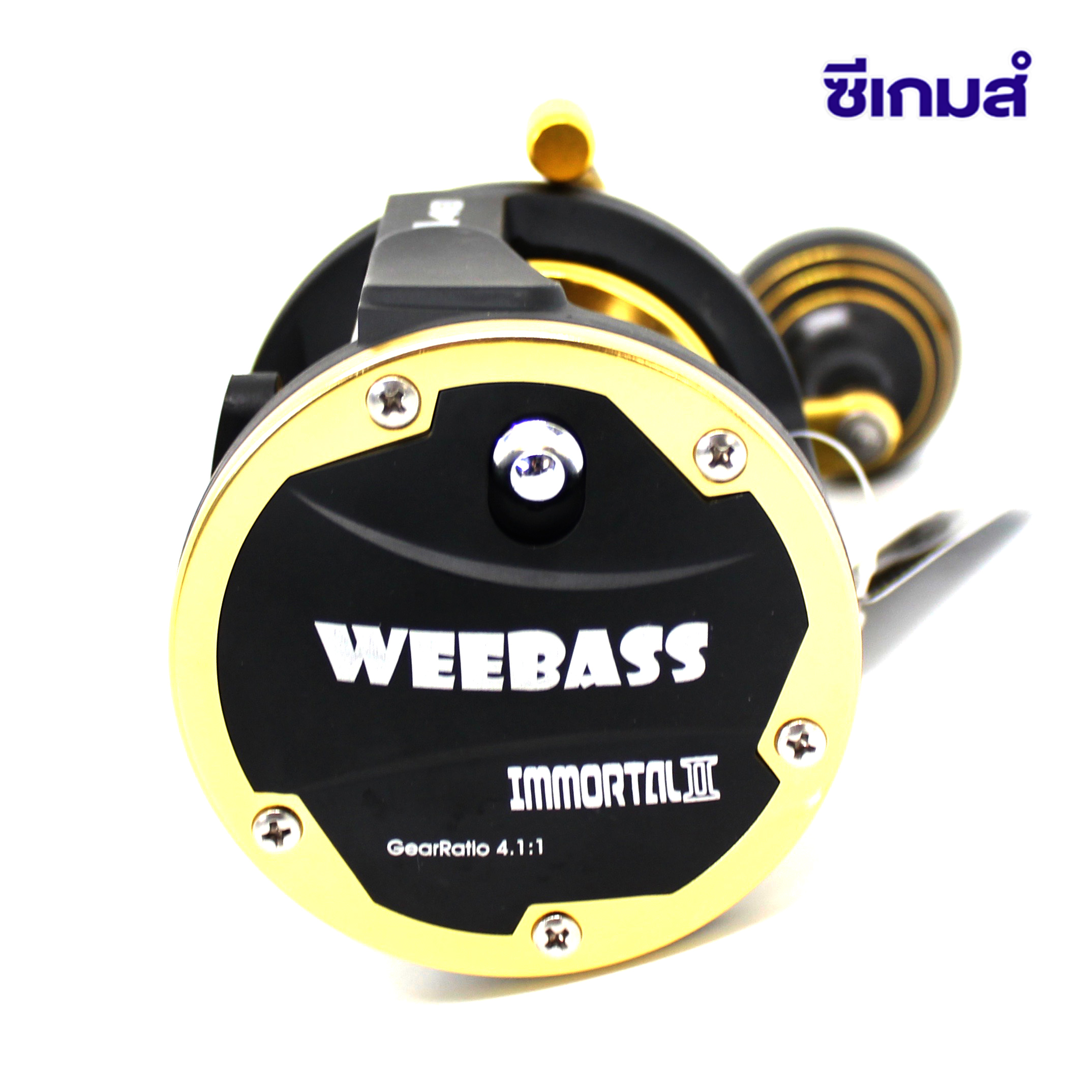 WEEBASS IMMORTAL II A40 GOLD(สีทอง) รอกเบทงานจิ๊กกิ้งตกหน้าดิน สวยๆราคาจับต้องได้ - SEAGAME ...
