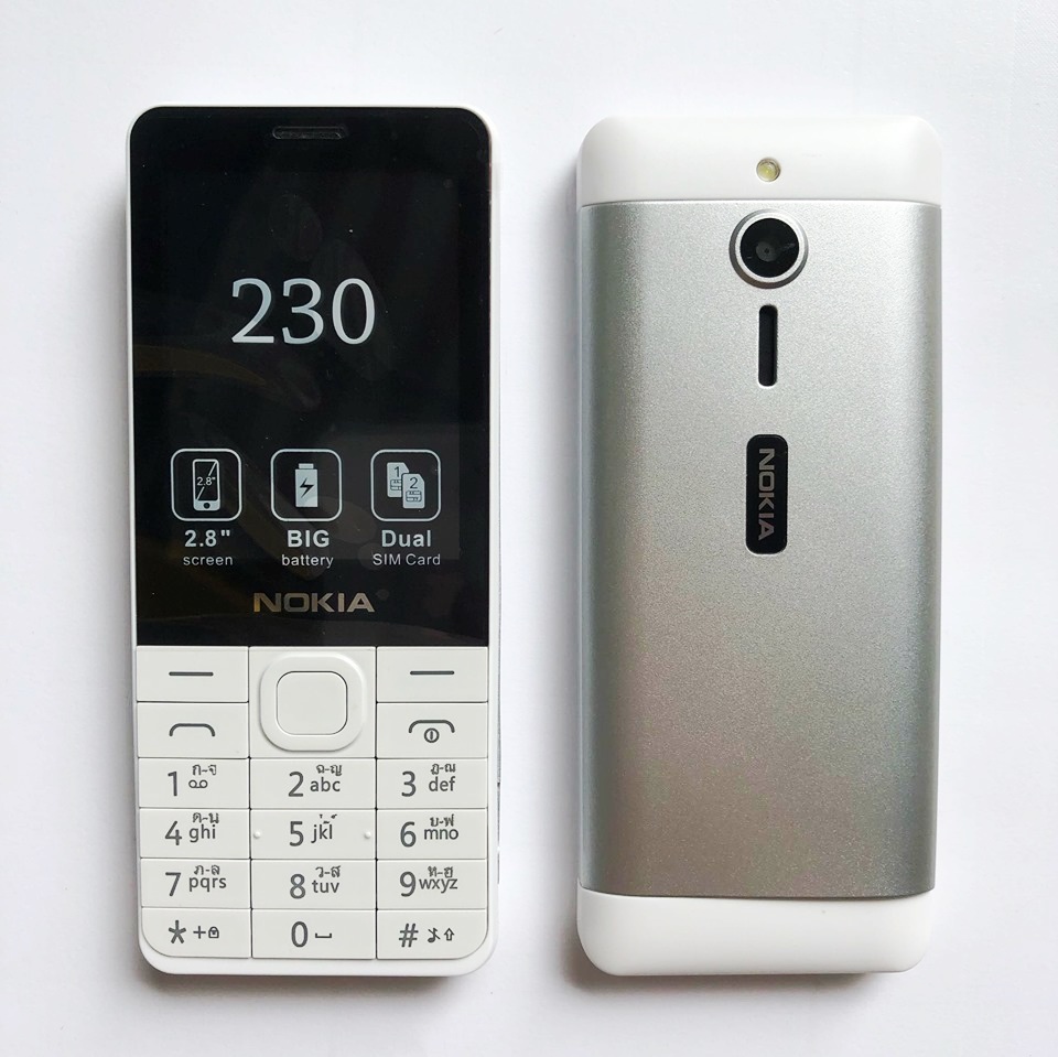 โทรศัพท์มือถือโนเกียปุ่มกด NOKIA PHONE 230 (สีดำ) ใส่ได้ 2ซิม AIS TRUE ...