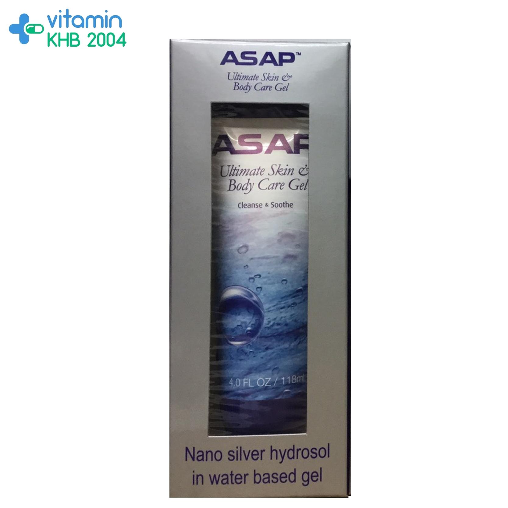 ASAP Ultimate Skin & Body Care Gel (118 g) นวัตกรรมซิลเวอร์นาโน ปรับ ...