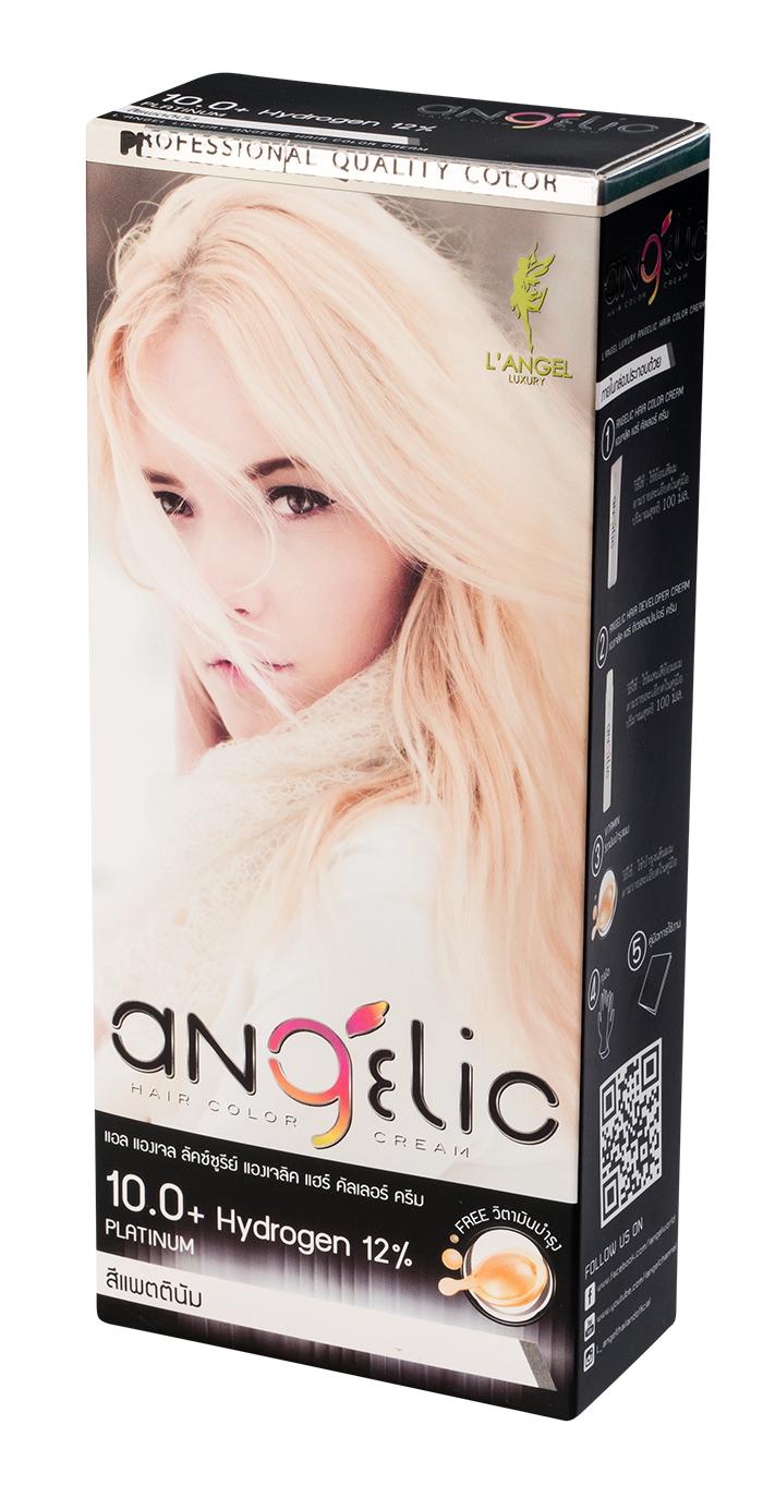L'ANGEL LUXURY 10.0 ครีมเปลี่ยนสีผม แองเจลิค - สีแพลตตินั่ม ANG-071 - L ...