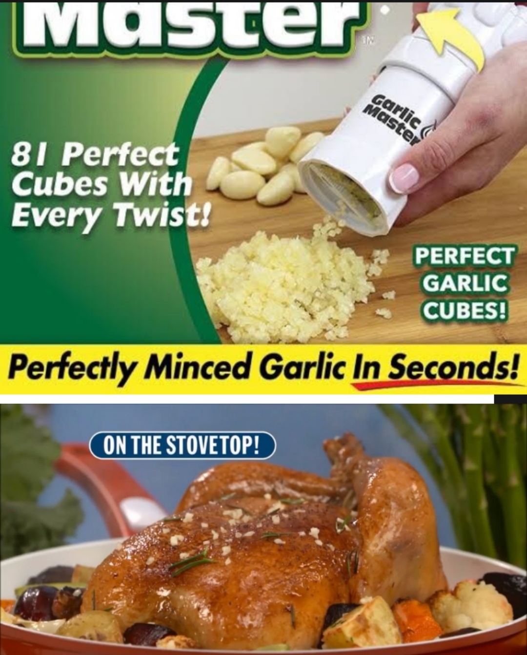 สับกระเทียม Garlic Master ที่สับกระเทียม ให้การปอกและสับกระเทียมเป็น ...