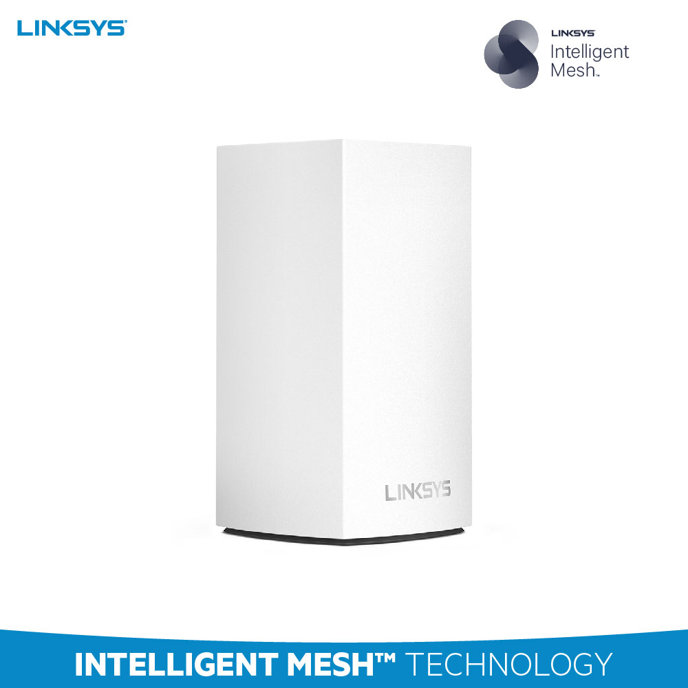 LINKSYS VELOP WHW0101 INTELLIGENT MESH WIFI SYSTEM (1-PACK) DYNAMIC DUAL-BAND AC1300 - Linksys ...