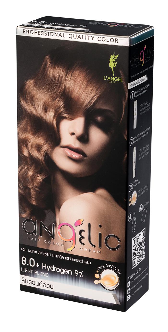 L'ANGEL LUXURY 9.0 ครีมเปลี่ยนสีผม แองเจลิค สีบลอด์นอ่อนมาก ANG-010 - L ...