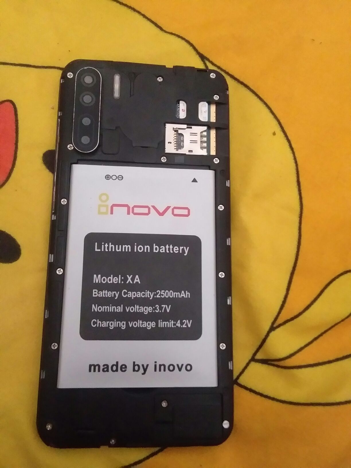 แบตเตอรี่ inovo i509 Blue ของแท้ จากศูนย์ Inovo (XA) ร้านไทย ส่งฟรี มี ...