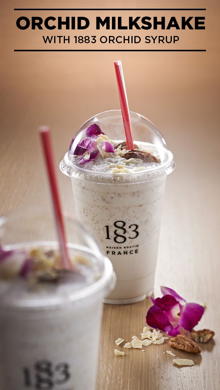 3 ขวดลด 50 บาท1883 น้ำเชื่อมกลิ่นออร์คิด 1000 มล.1883 ORCHID SYRUP 1000 ...