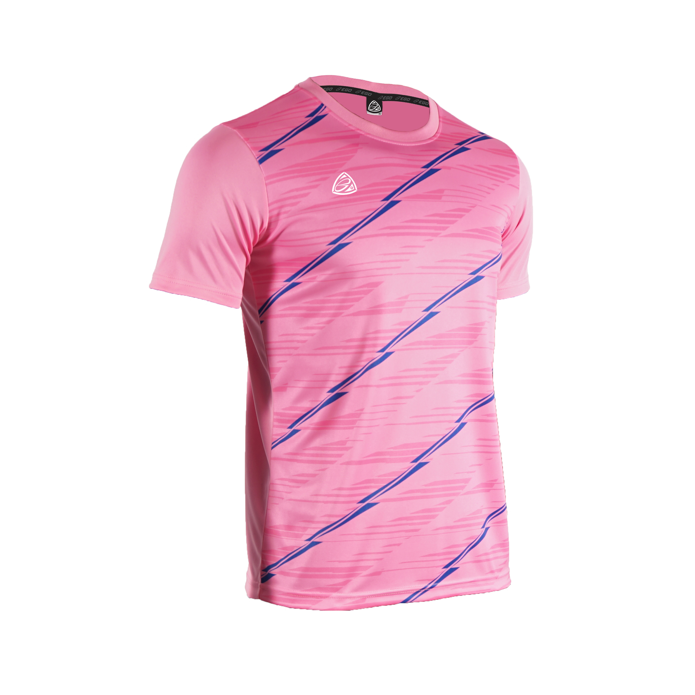 EGO SPORT EG5130 KIDS เสื้อฟุตบอลคอกลมแขนสั้น(เด็ก) สีชมพู | Lazada.co.th
