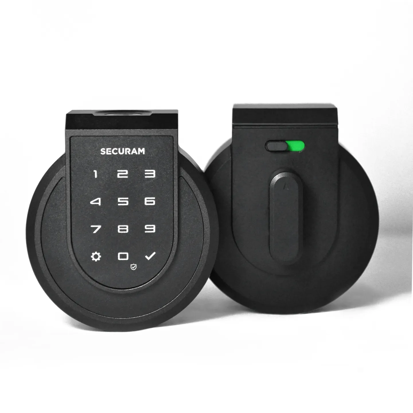 SECURAM Touch - SMART Fingerprint Deadbolt Lock เงิน | Thisshop