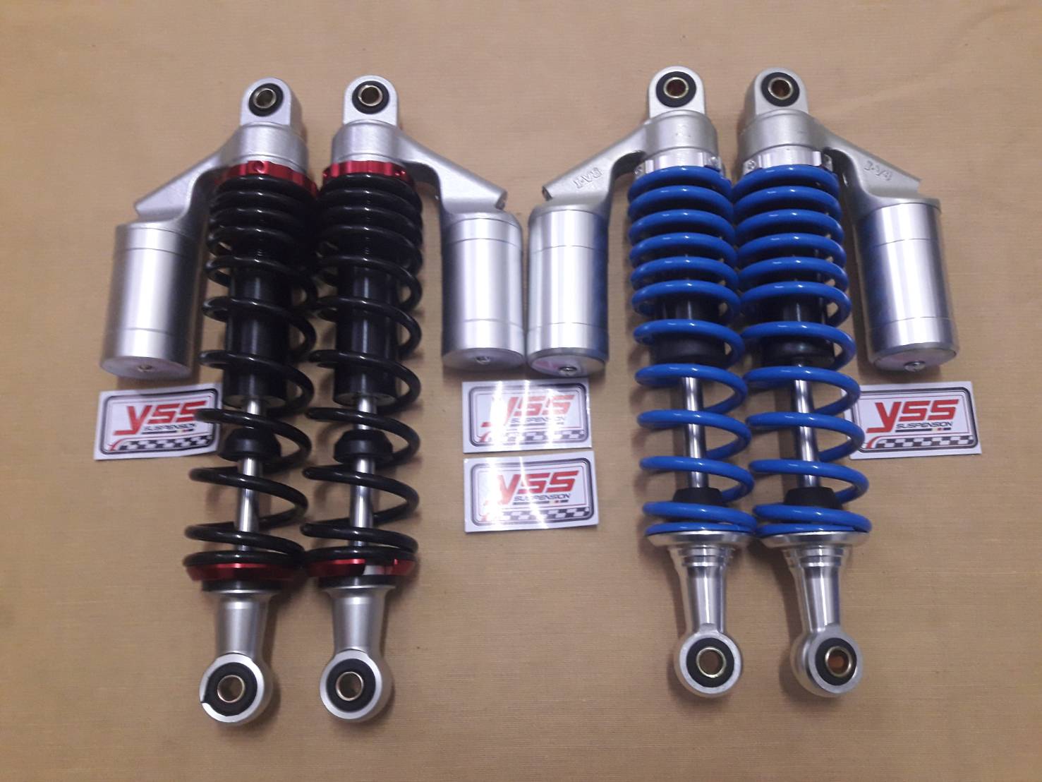 โช๊ค YSS สปริงแดง + สติ๊กเกอร์ YSS - Mafair Shop - ThaiPick