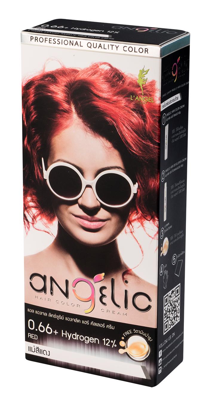L'ANGEL LUXURY 0.66 ครีมเปลี่ยนสีผม แม่สีแดง ANG-003 - L'ANGEL - ThaiPick