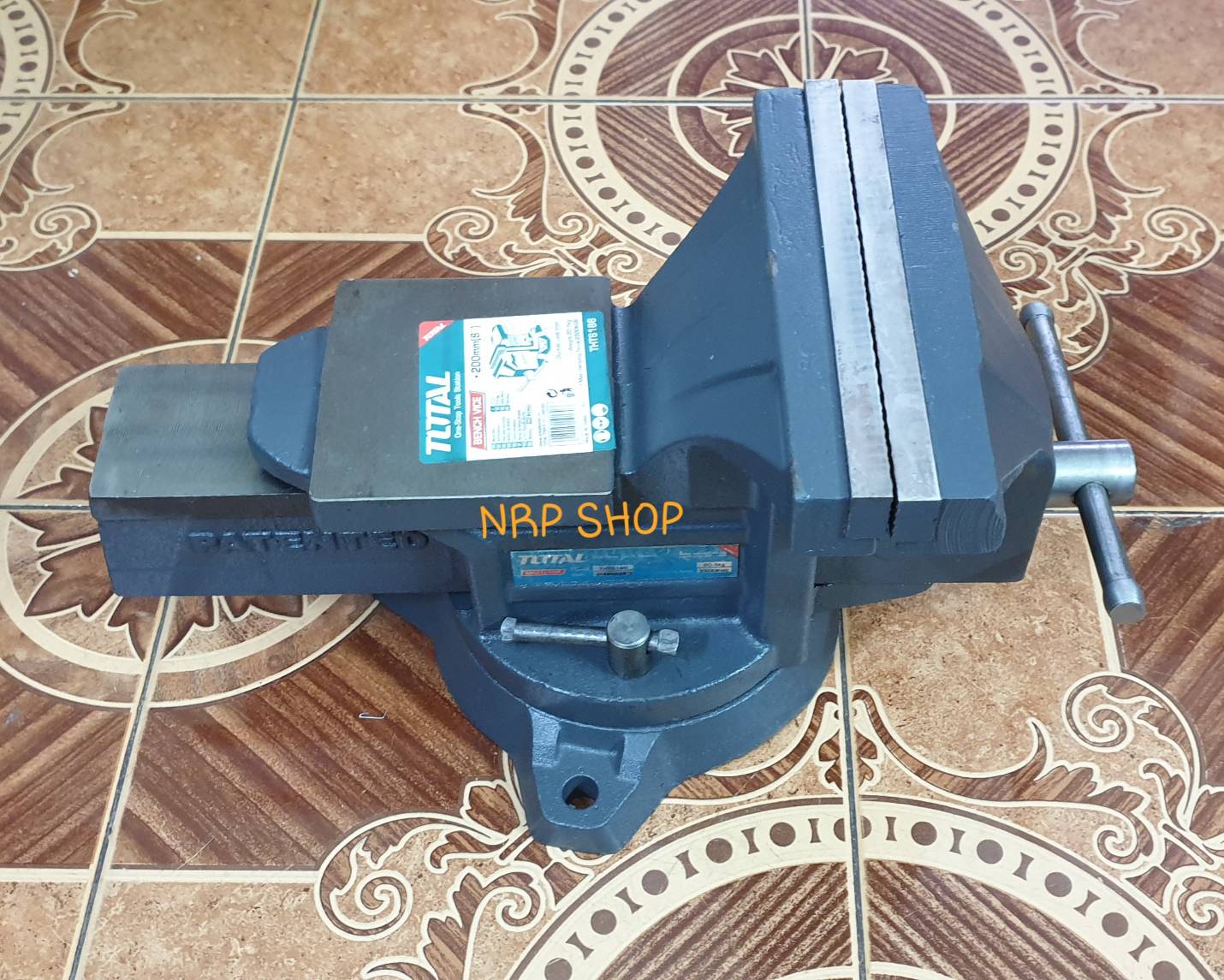 ปากกาจับเหล็กมีแท่น พร้อมฐานหมุน TOTAL 8 นิ้ว รุ่น THT6186 | Lazada.co.th