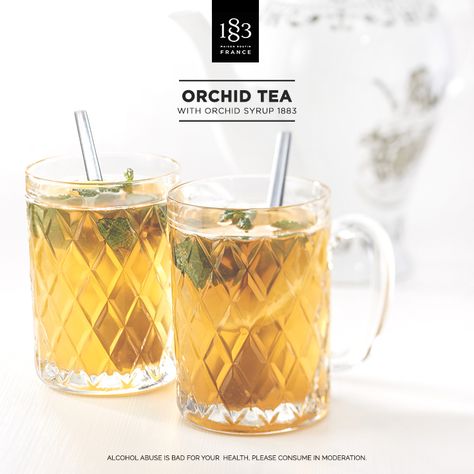 3 ขวดลด 50 บาท1883 น้ำเชื่อมกลิ่นออร์คิด 1000 มล.1883 ORCHID SYRUP 1000 ...