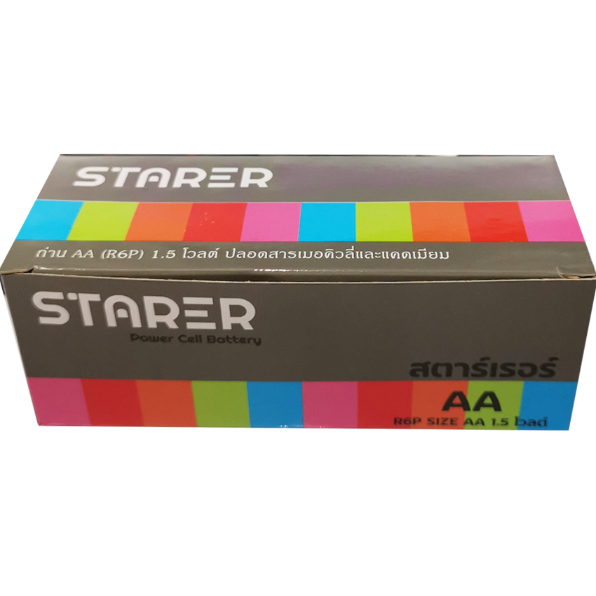 MKTOY ถ่าน ถ่าน2A ถ่านAA 1.5โวลด์ 1กล่อง40ก้อน R6P-2 - MKTOYS - ThaiPick