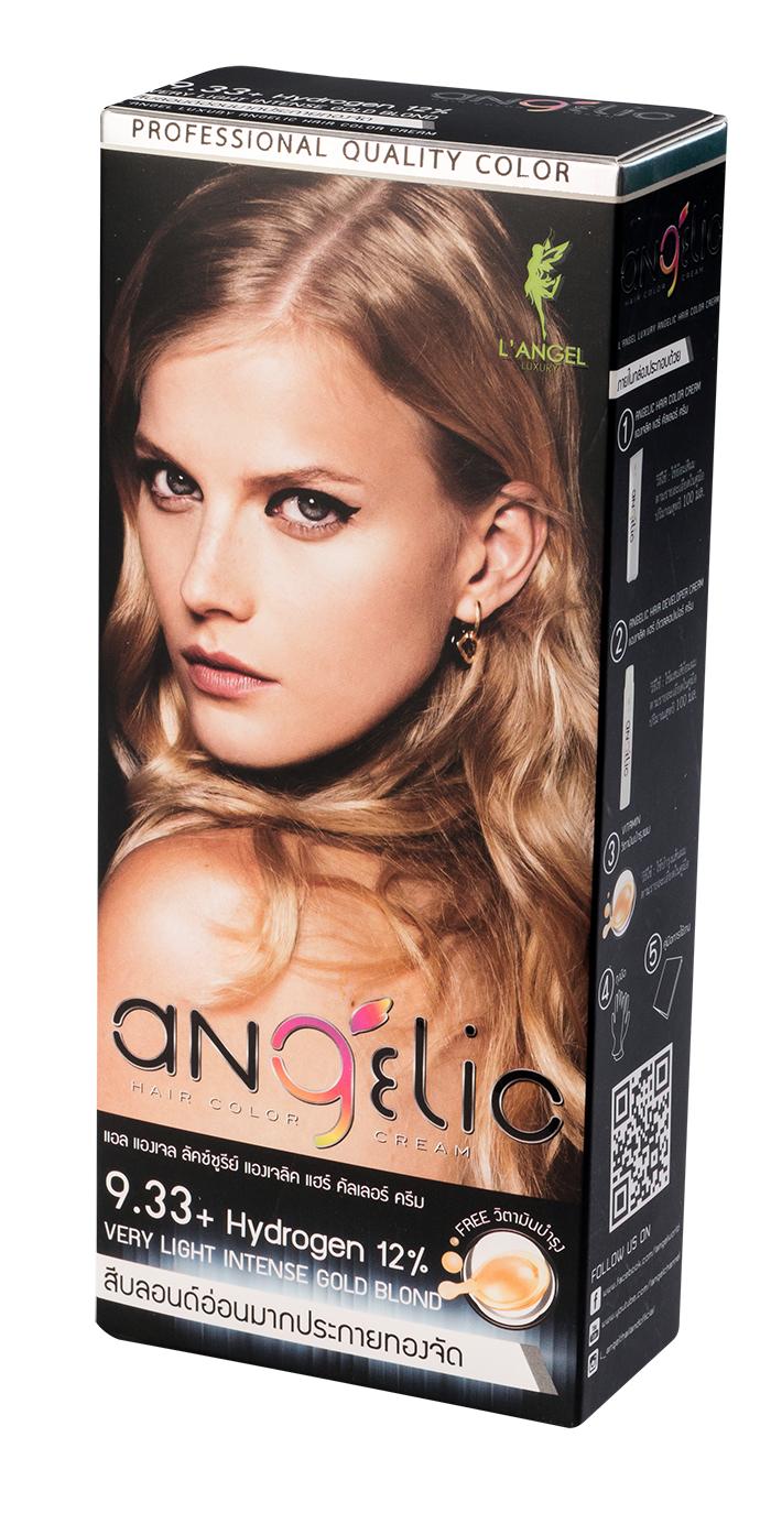 L'ANGEL LUXURY 9.33 ครีมเปลี่ยนสีผม แองเจลิค - สีบลอนด์อ่อนมากประกายทอง ...