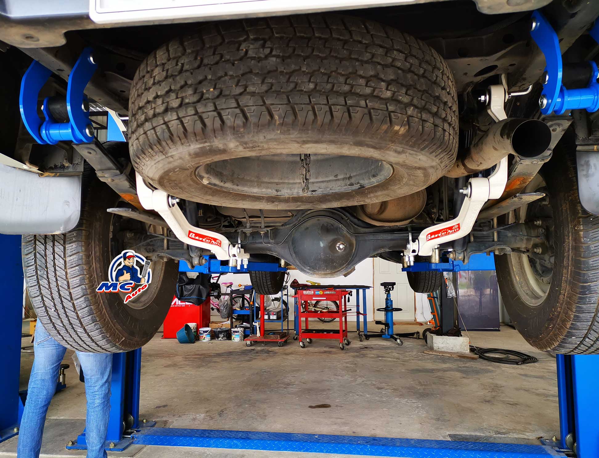 (แท้ 100% จากโรงงาน JS1) เหล็กกันโคลงหลัง รุ่น Balance Arm สำหรับ D-Max ...