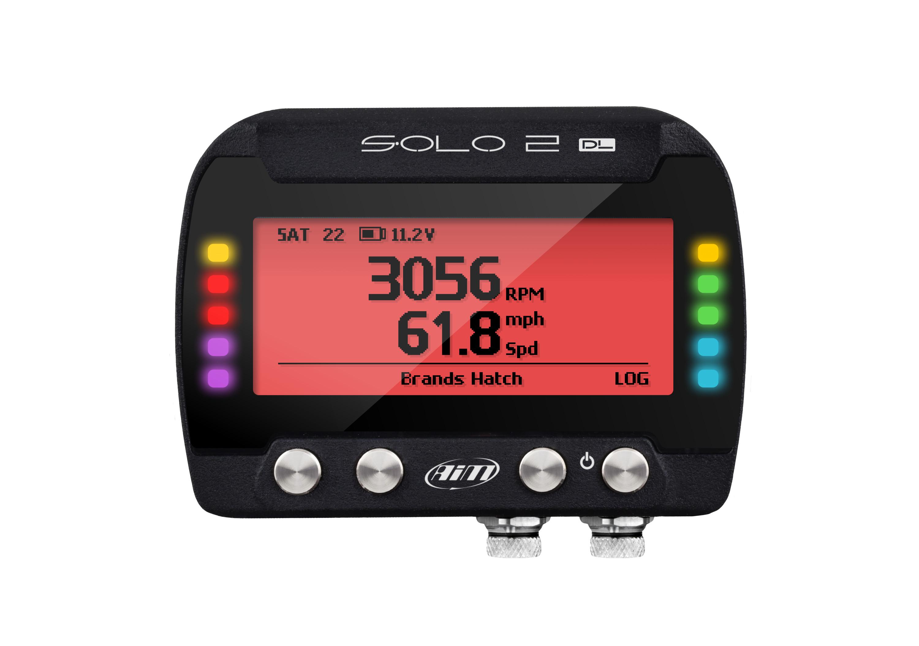 AiM Solo2 DL - GPS Lap Timer [อุปกรณ์จับเวลา และทดสอบสมรรถนะสำหรับ ...