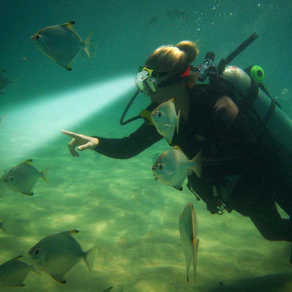 Asafee 50M 5000LM XML T6 LED Underwater Head Light Waterproof Diving ...