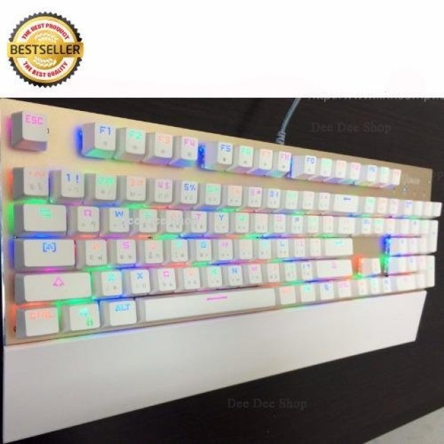 ราคาถูก OKER Magic RGB Mechanical Keyboard Blue Outemu Switch รุ่น K95 ...