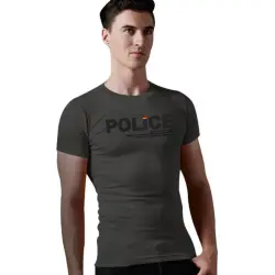 POLICE เสื้อ Bodysize Color 3 รหัส FC023 (สีเทา) - POLICE - ThaiPick