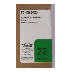 Remo หนังกระเดื่อง Remo(BOX) Powerstroke 3 Clear 22 นิ้ว - Clear ...