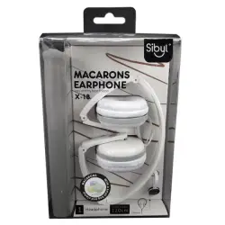 SIBYL หูฟังมาการอง MACARONS EARPHONE รุ่น X-18 (สีขาว) - ckonlinestore ...