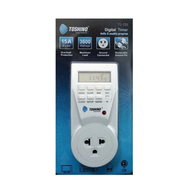 ดูราคา TOSHINO TIMER รุ่น TS-EB1 แบบดิจิตอล (สีขาว)